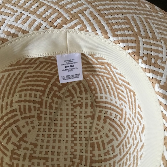 Time and Tru | Accessories | New Womens Two Toned Straw Hat | Poshmark